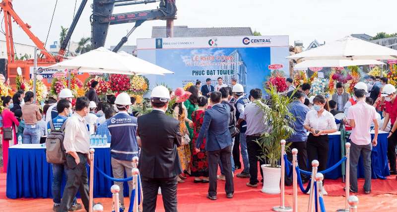 Tiến độ thi công dự án căn hộ Phúc Đạt Tower Đông Hòa Dĩ An